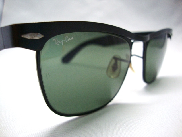 レアVintage B&L RayBan WAYFARER METAL DX ウェイファーラー メタル デラックス黒 ブラックG15クローム ...
