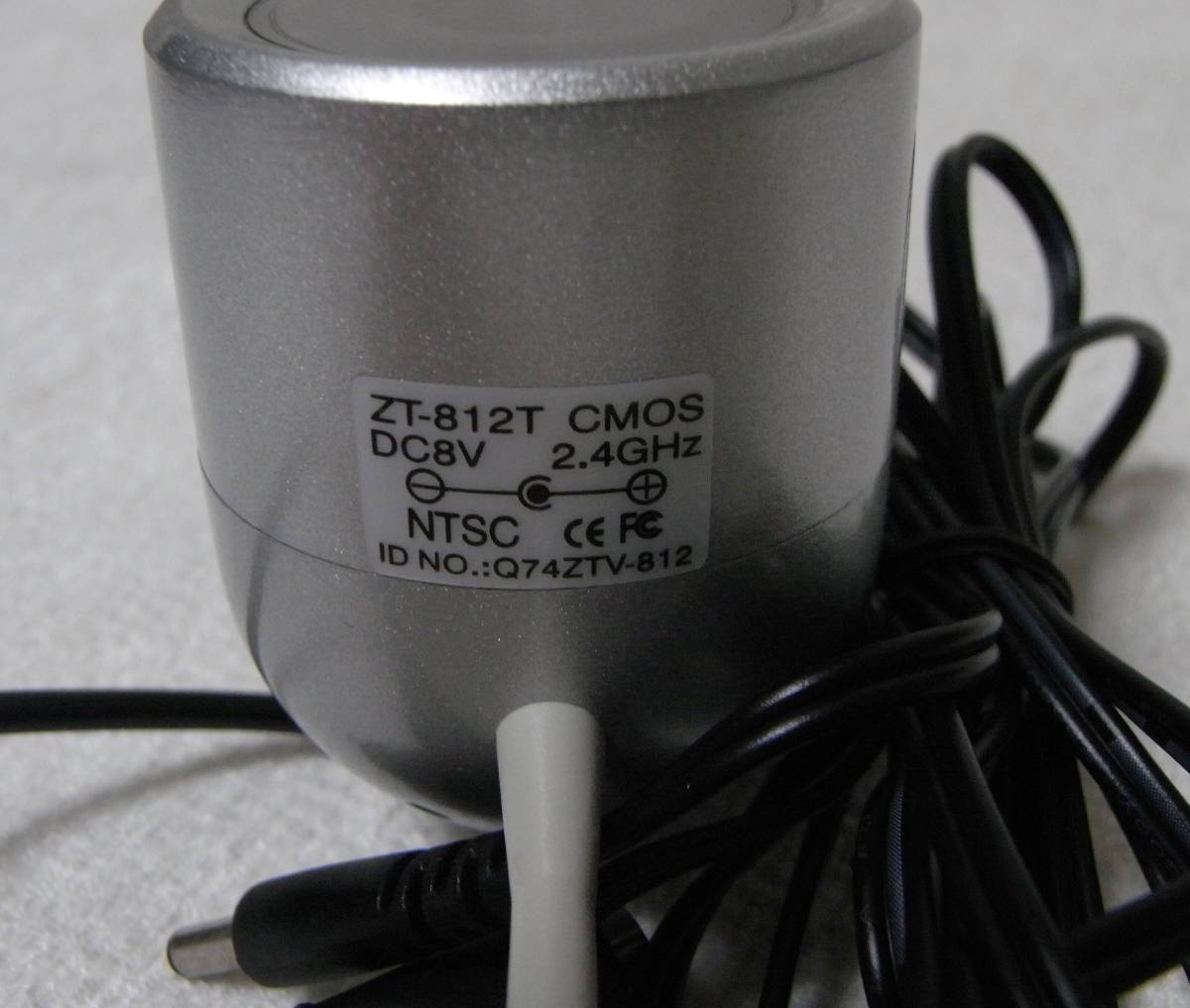パーツストックの中 見つけた 夜間撮影 可 2.4GHz帯 無線カメラ ZT-812T CMOS ジャンク扱い(防犯カメラ)｜売買された ...