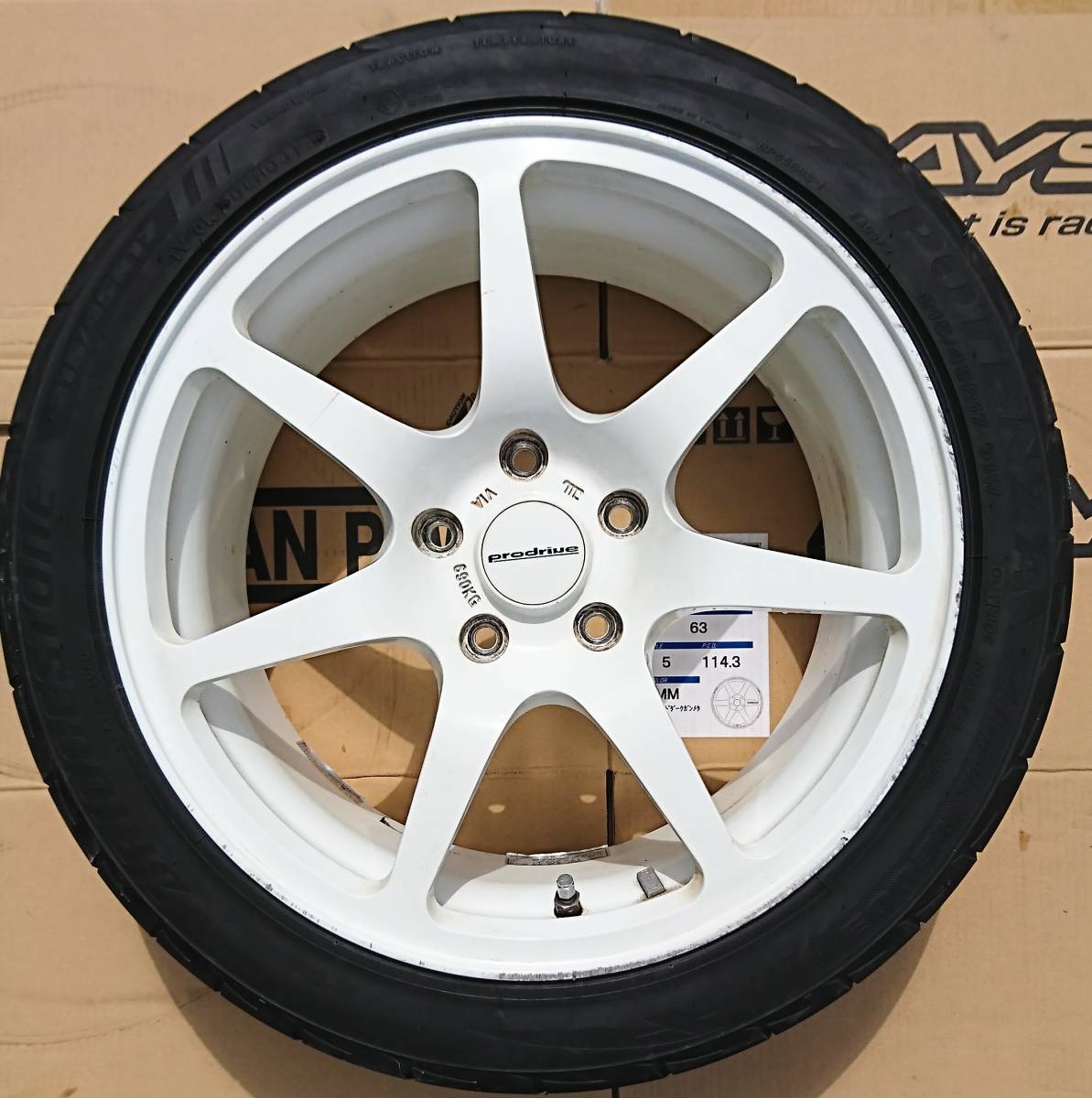 S2000 Prodrive GC-07C s2000 プロドライブ ホワイト(ラジアルタイヤ)｜売買されたオークション情報、yahooの商品 ...