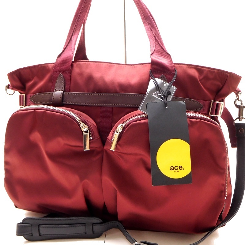 オンオフ兼用 大容量 ルシティ ace GENE エース ジーン ナイロン 2way ビジネスバッグ トートバッグ ショルダーバッグ / e718-22(ブリーフケース、書類かばん)｜売買され ...