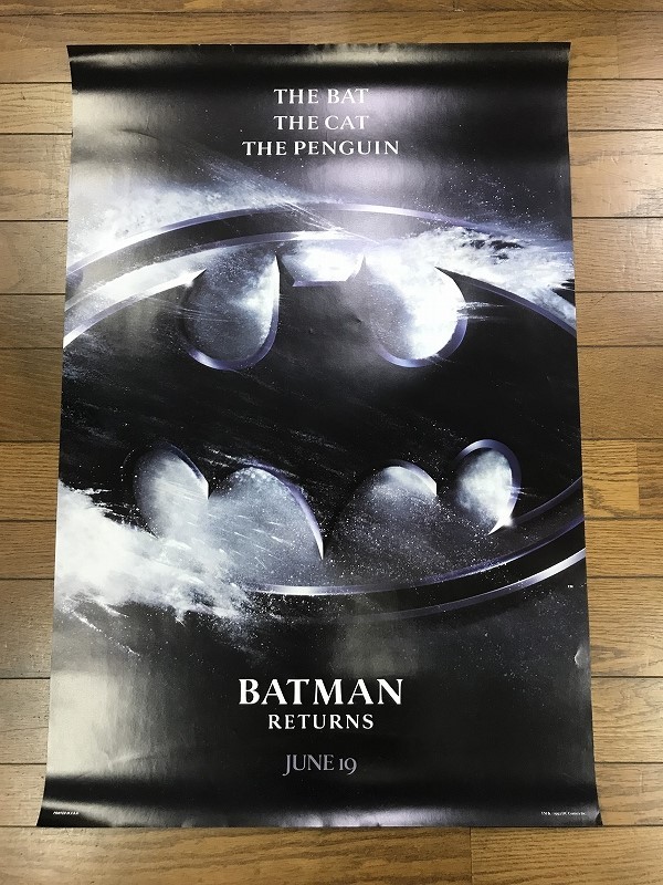 E07/US版 ワンシート 映画ポスター BATMAN RETURNS バットマン リターンズ オリジナル/アドバンス/June19(アクション、アドベンチャー)｜売買されたオークション情報 ...