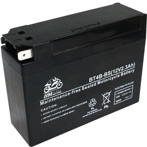 液入り 充電済み バッテリー BT4B-BS YT4B-BS CT4B-5 互換 JOG ジョグ ポシェ アプリオ スーパージョグZR ...