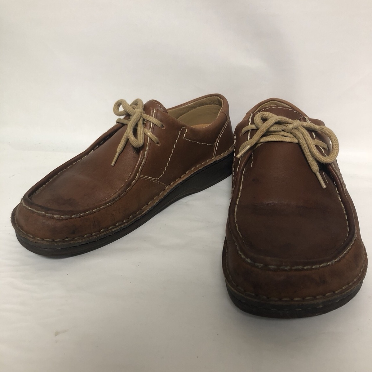 BIRKENSTOCKビルケンシュトックFootprints フットプリンツ ウォーキングシューズ ドイツ製 37 24㎝ ブラウン系 Y494(24.0cm)｜売買されたオークション情報 ...