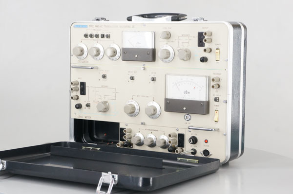 JUNK ANDO PMS-6C TRANSMISSION MEASURING SET AL-2670-A 取扱説明書 ケース付 携帯形伝送 ...