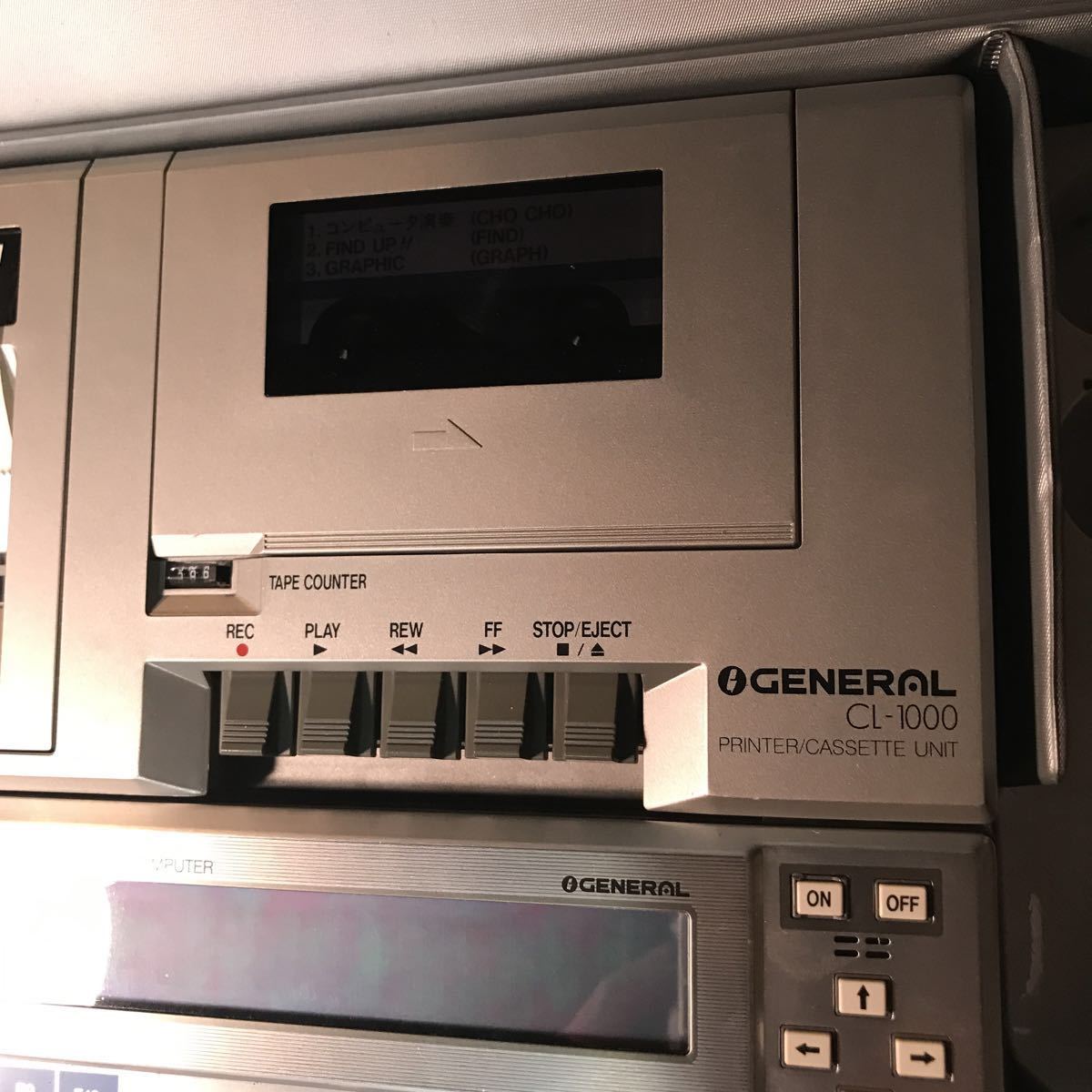 PAXON LBC-1100 HAND HELD COMPUTER GENERAL CL-1000 PRINTER CASSETTE UNIT TDK PC10 PERSONAL ...