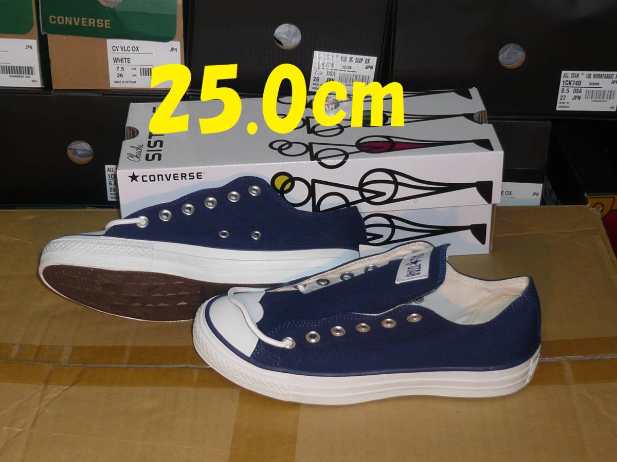 コンバースasローox25.0cmネイビーscall0pyシスターズ kサv(25.0cm)｜売買されたオークション情報、yahooの商品情報 ...