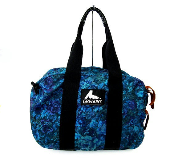 キングラム 23 -1308 GREGORY グレゴリー ダッフルバッグ ブルータペストリー 花柄 ボストンバッグ XS USA製 @C768(ダッフルバッグ、ボストンバッグ)｜売買された ...