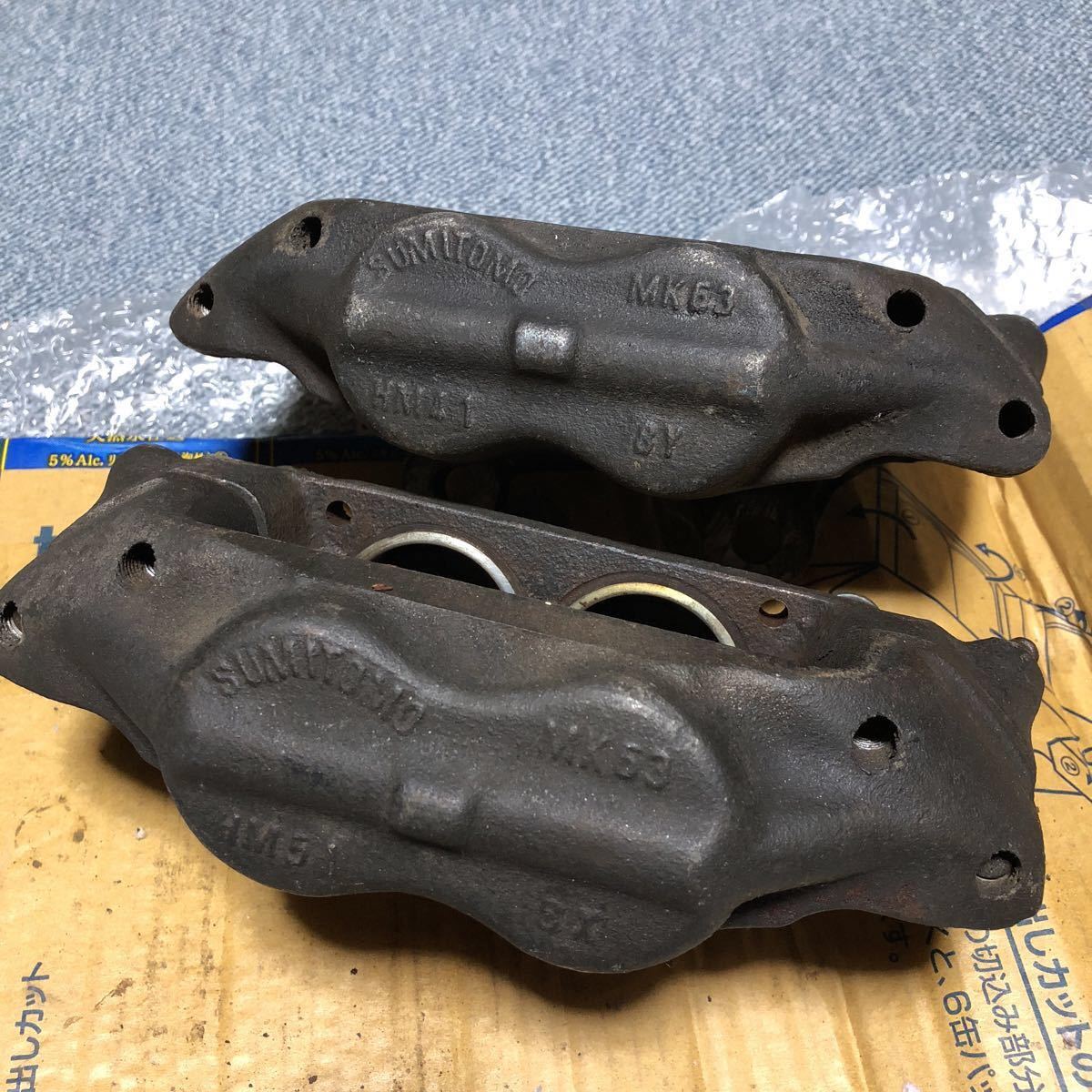 住友 MK63 日産 純正 SUMITOMO ハコスカ ケンメリ ローレル S30 当時 4ポット L型 ソレックス L6 ソリッド(ブレーキ ...