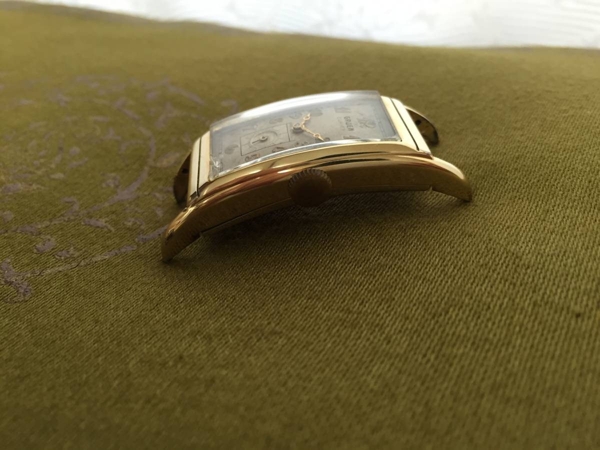 ビンテージ 1937~'42年製 GRUEN CURVEX Precision スイス製 Cal.330 銘機 カーベックス ロング ブレゲ数字 アンティーク ウォッチ 手巻き(アナログ ...