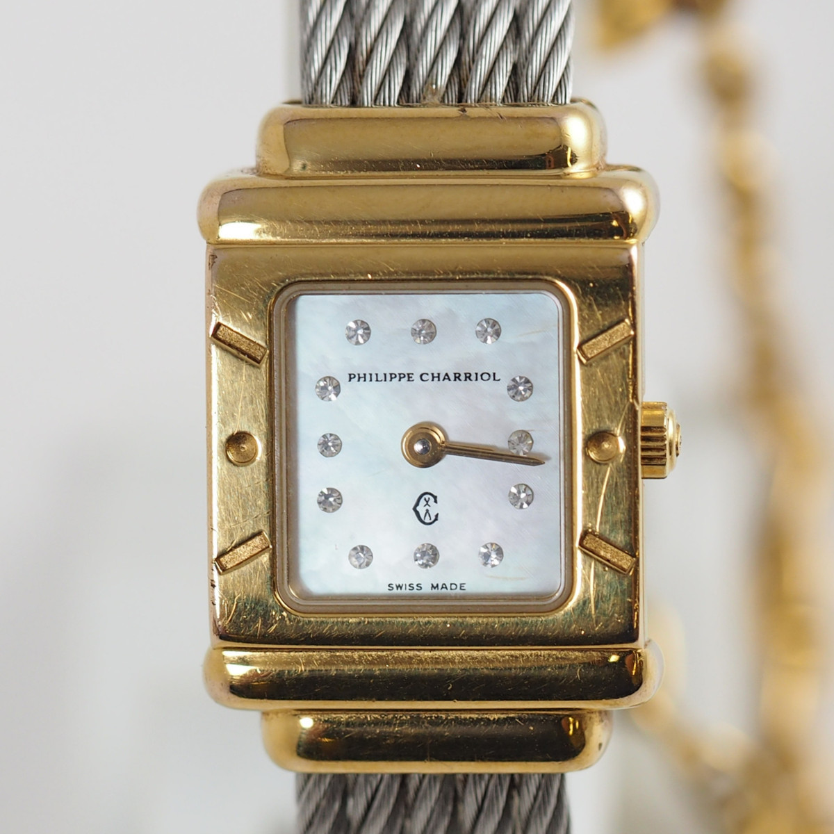 PHILIPPE CHARROLシャリオール サントロペ GP/SS 12P 7007902 クオーツ ケース付 17913(シャリオール ...