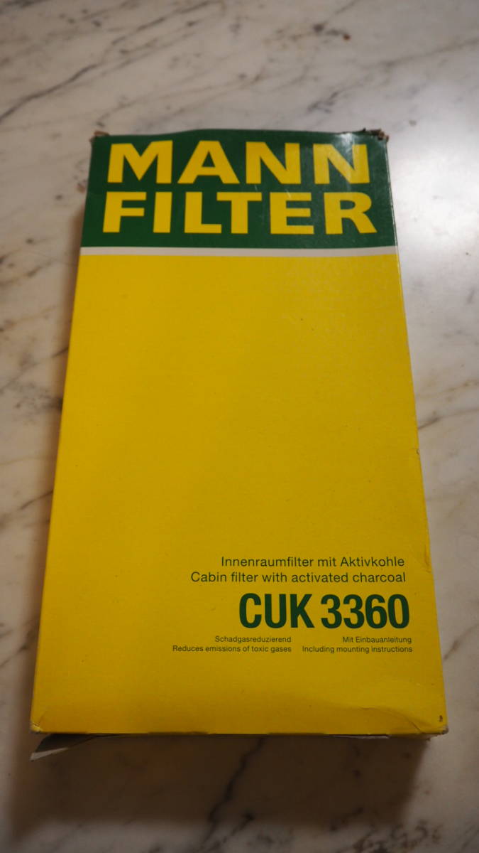 エアコンフィルター 911 996 997 ／ケイマン 987／ボクスター 987 CUK3360 MANN(エアコンフィルター)｜売買されたオークション情報、yahooの商品情報をアーカイブ ...