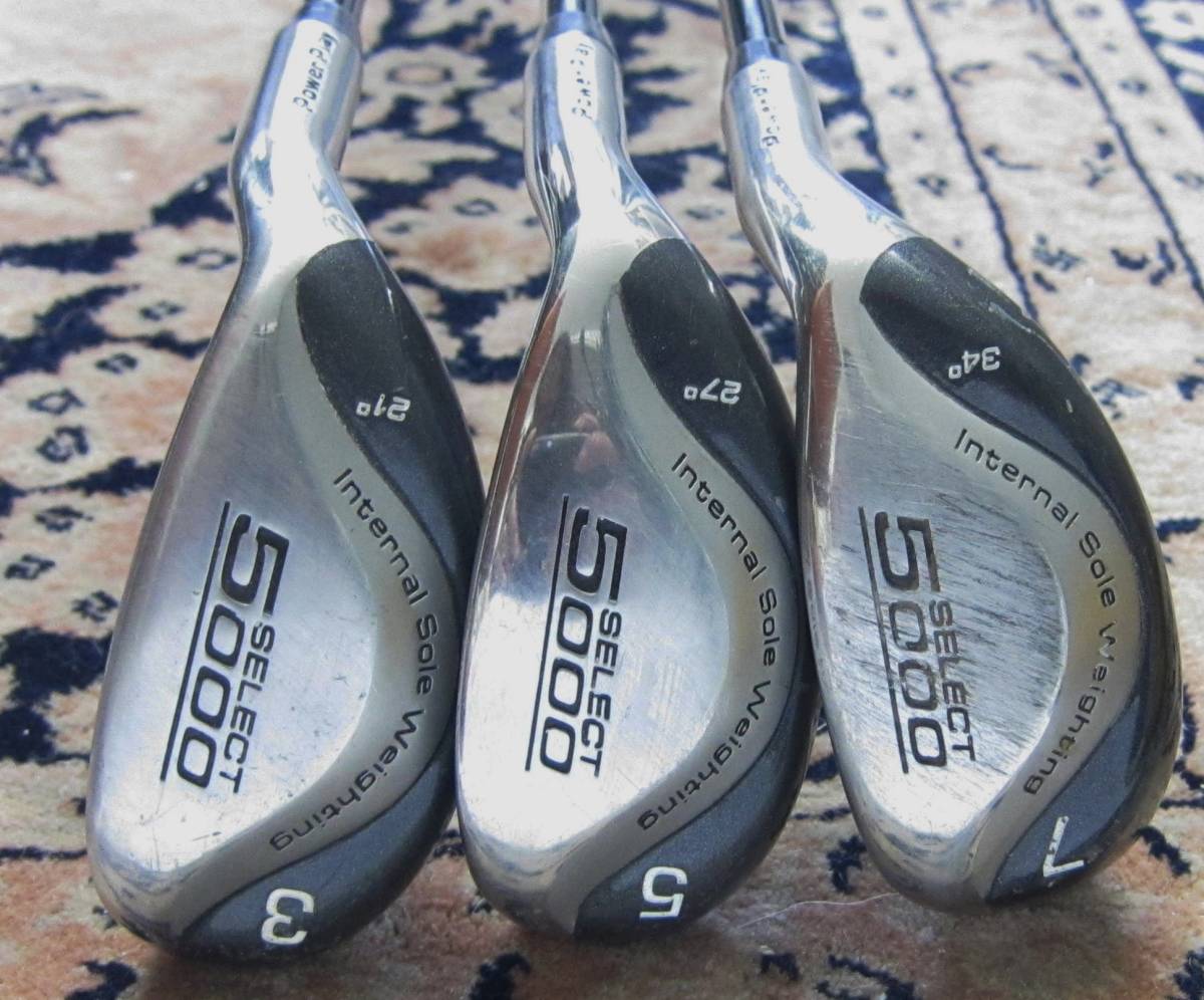 Power Play 5000 SELECT ユーティリティ 3本セット 3U 21°5U 27°7U 34°(その他)｜売買された ...