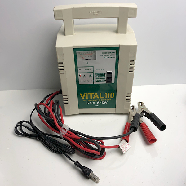 CARMATE バッテリー充電器 5.5A 6V 12V エンジンスターター セルスターター機能 VITAL110 カーメイト チャージャー 自動車 オートバイ(充電器)｜売買された ...