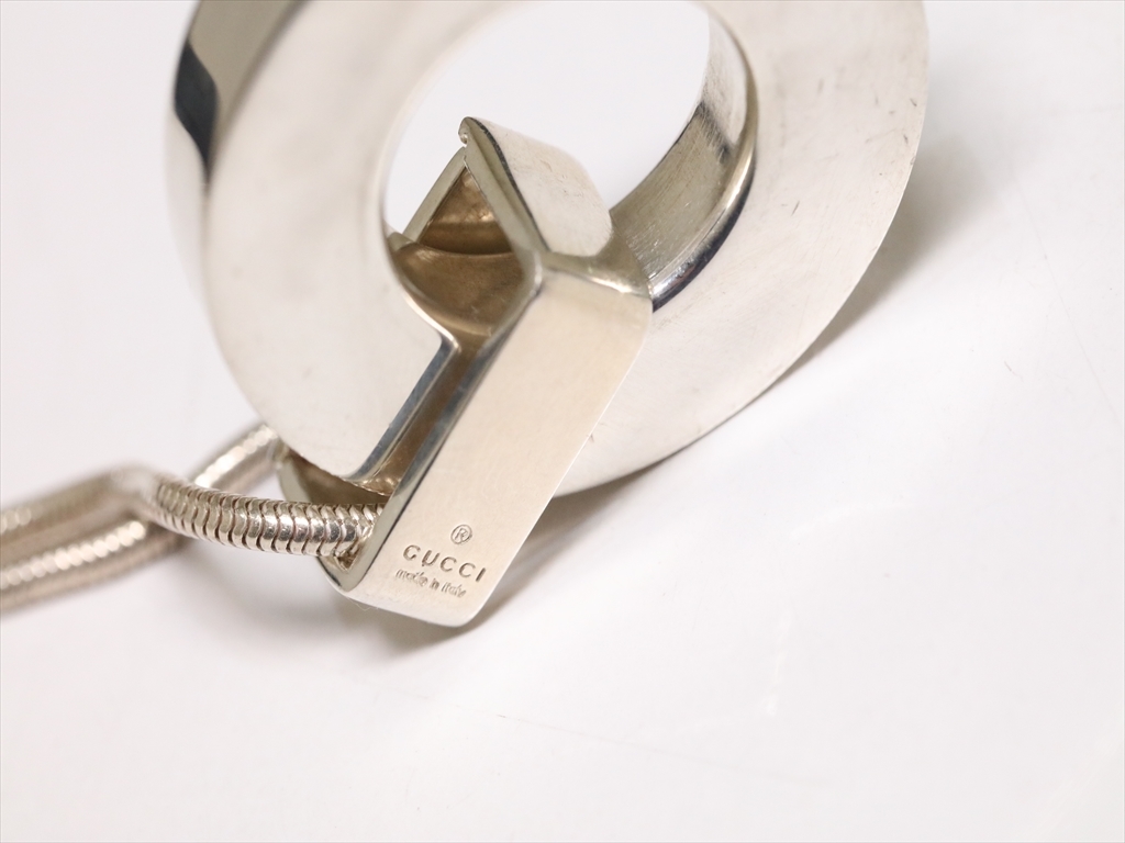 正規良品 GUCCI/グッチ 925 ロングネックレス サークル型 メンズ シルバー トップ大きめ 箱付き ル358(ネックレス、ペンダント、チョーカー)｜売買されたオークション情報 ...