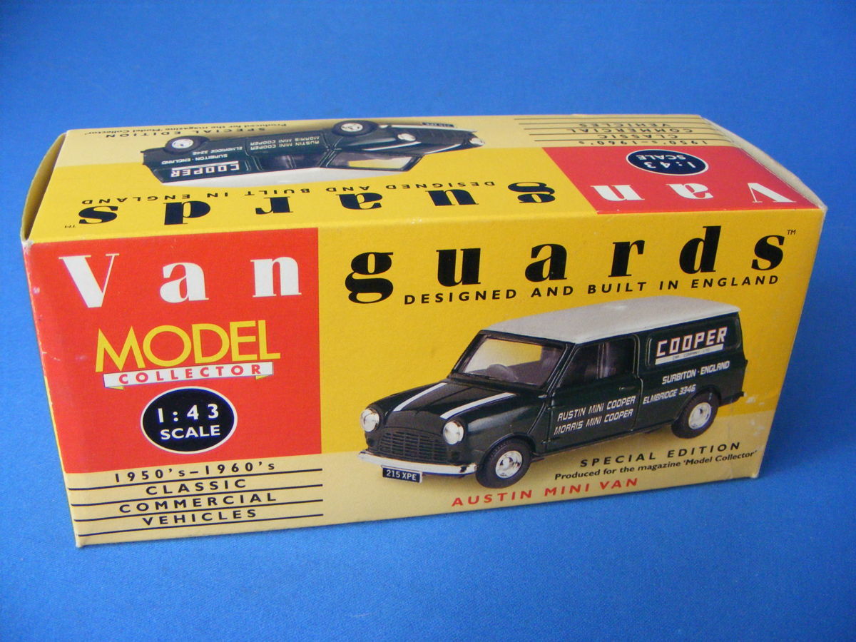 1/43 Vanguards AUSTIN MINI COOPER VAN SURBITON-ENCLAND GREEN SPECIAL ...