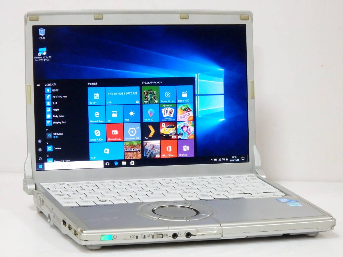 軽量型 Lets note Core i5 ターボ 2.930GHz 250GB 快適動作 綺麗品 CF-N9/12.1型W/無線 Wi-Fi ...