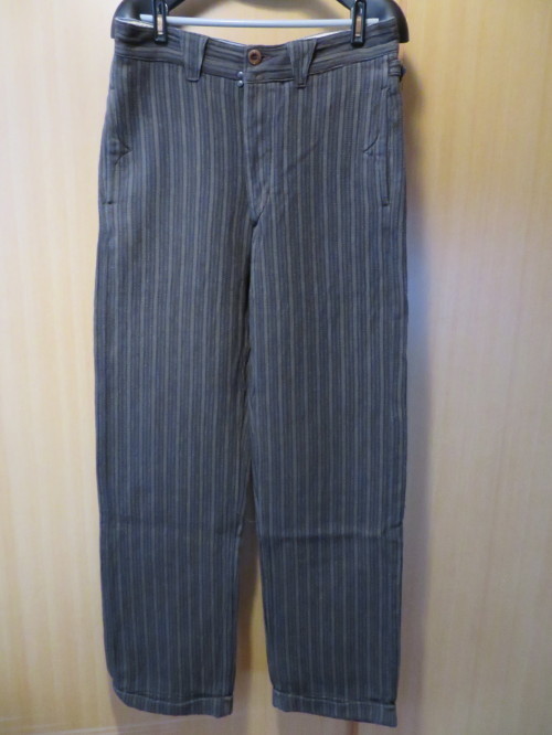ミスターフリーダム ジョニーデップ着用 10oz. COVERT STRIPE PANTALON APACHE 42サイズ(ボトムス)｜売買さ ...