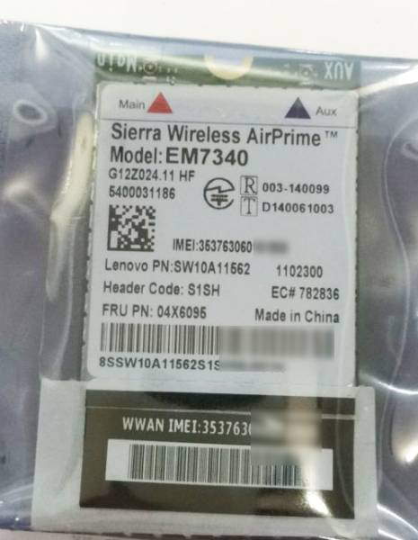 LTE 4G EM7340 for X240 T440s ThinkPad 810 Helix 20C1 20C3 20E3 20E4 ...