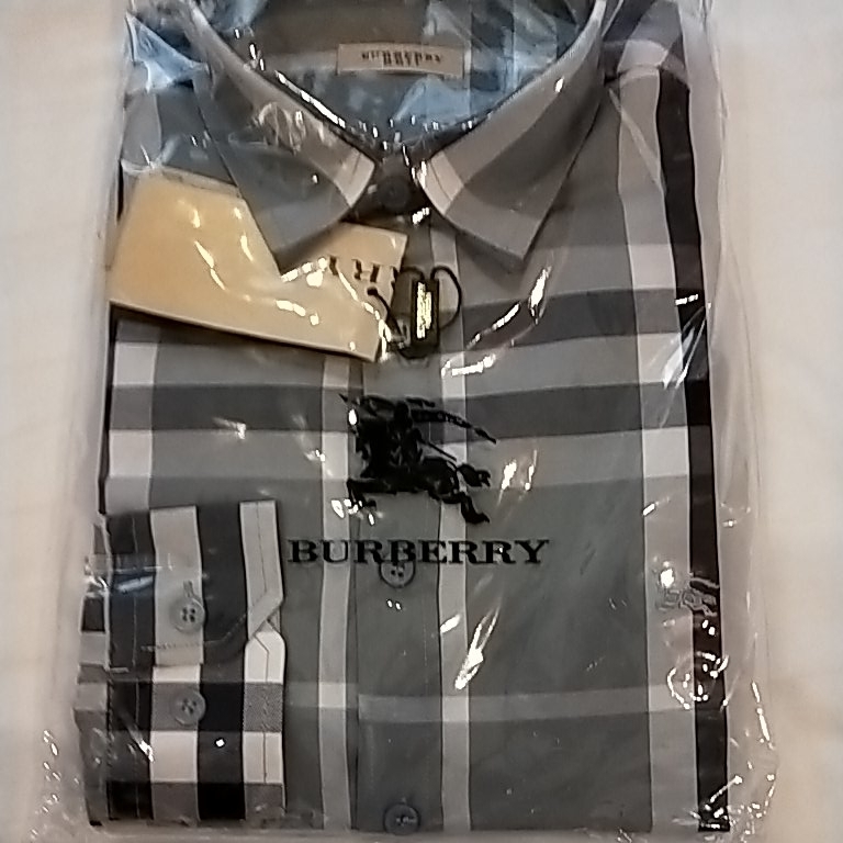 長袖 ストライプ Burberry Brit バーバリー ブリット 長袖 シャツ メンズ M 黒ライン(長袖シャツ)｜売買されたオークション情報、yahooの商品情報をアーカイブ公開 ...