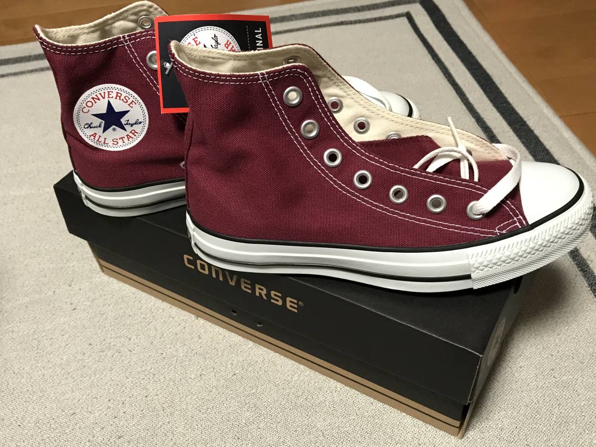 コンバース オールスター レディース スニーカー ハイカット サイズ24cm キャンバス マルーン CONVERSE(24.0cm)｜売買されたオークション情報、yahooの商品情報を ...