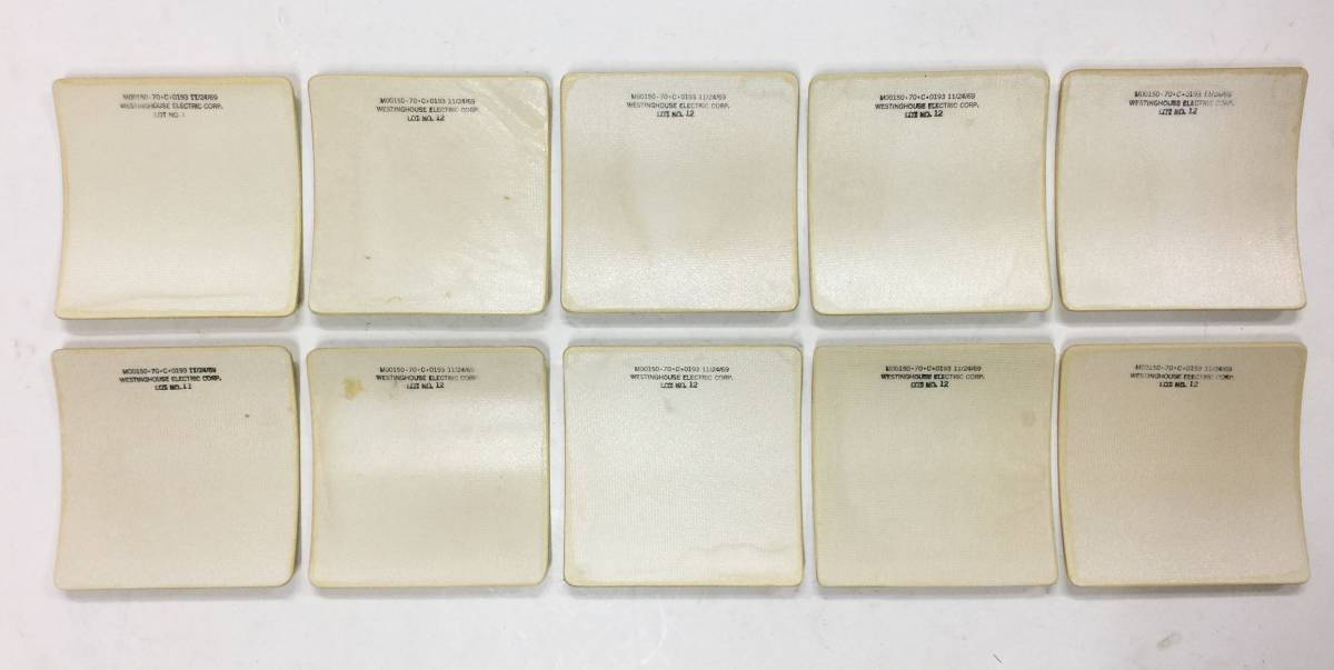 #..ベトナム戦-米軍実物M1955 米海兵隊 BODY ARMOR用 内部防弾PANNEL Curved Doron Plates SHOW ...