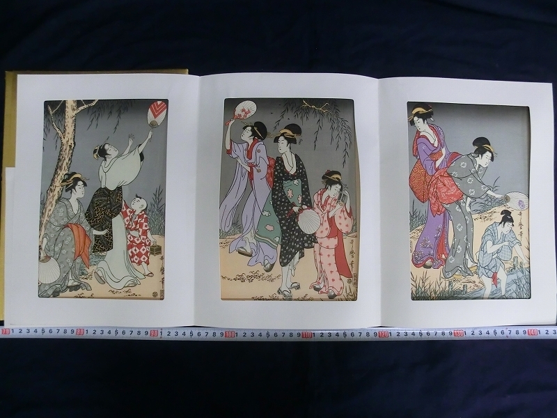 M0860 喜多川歌麿 蛍狩り 手摺 木版画 浮世絵 10(浮世絵、版画)｜売買されたオークション情報、yahooの商品情報をアーカイブ公開 ...