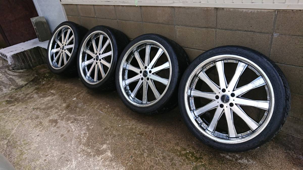 ROJAM ロジャム RT-091 22インチ 9J 265/35R22 塗装が得意な方へ ハリアー RX等(22インチ)｜売買された ...