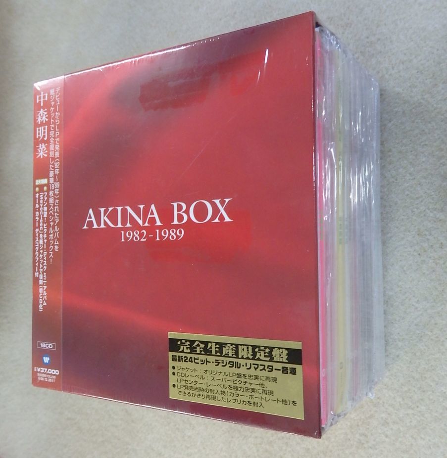 CD 中森明菜 AKINA BOX 1982-1989 完全生産限定盤 紙ジャケット18枚組(中森明菜)｜売買されたオークション情報 ...