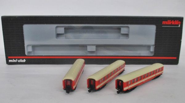 メルクリン Zゲージ MINI-CLUB 87354 客車 3両セット【A'】de031115