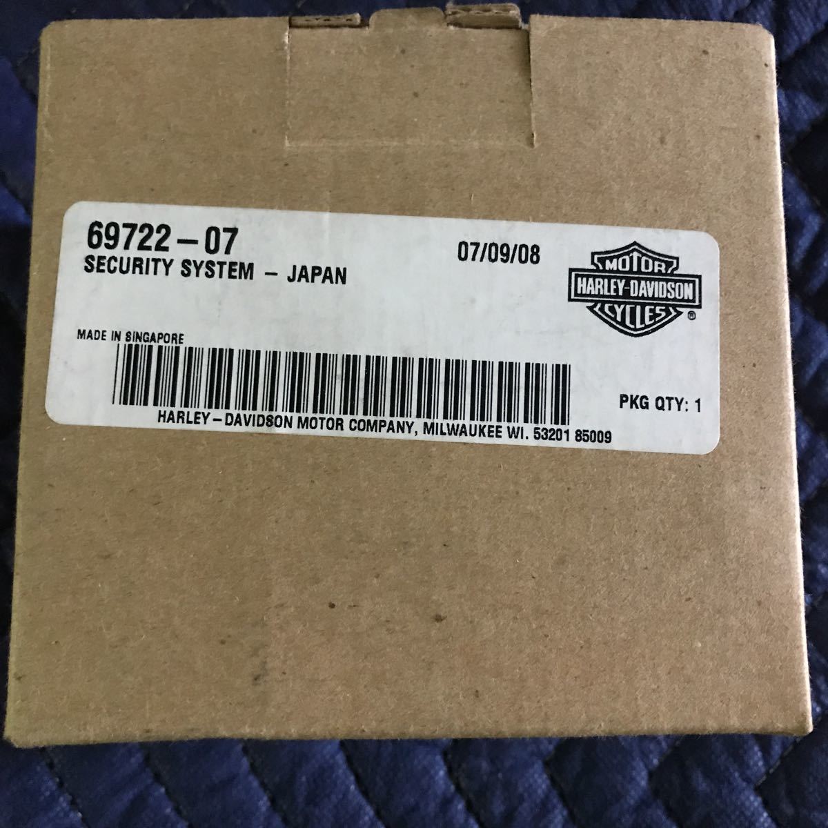 69722-07 ハーレー純正セキュリティーシステム ダイナ ソフテイル VRSC(アラーム)｜売買されたオークション情報、yahooの商品 ...