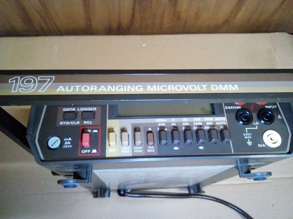 KEITHlEY 197 Auto Ranging MicroVolt デジタルマルチメーター(環境測定器)｜売買されたオークション情報 ...