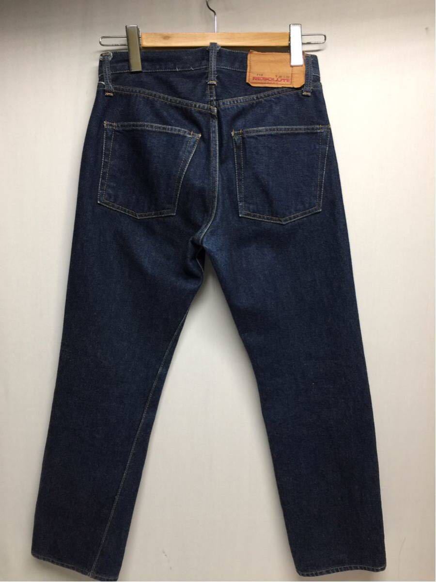 RESOLUTE リゾルト リゾルト710 29 無地 W29 L28 濃紺 デニム ジーンズ チェーンステッチ(ジーンズ)｜売買されたオークション情報、yahooの商品情報をアーカイブ公開 ...
