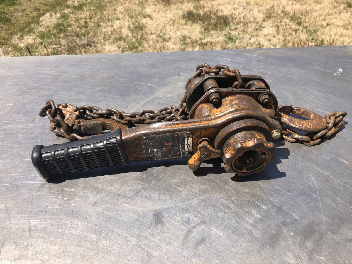 F579 キトー レバーブロック 3/4 KITO 難有り(工具、DIY用品)｜売買されたオークション情報、yahooの商品情報をアーカイブ公開 - オークファン（aucfan.com）