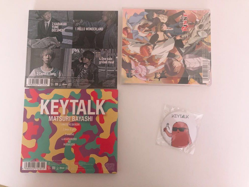 KEYTALK CD 3点セット 巨匠缶バッジ 公式 付き(き)｜売買されたオークション情報、yahooの商品情報をアーカイブ公開 - オークファン（aucfan.com）
