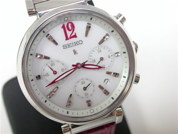 SEIKO lk セイコールキア レディース 腕時計 ソーラー V175-0DY0(ルキア)｜売買されたオークション情報、yahooの商品情報 ...