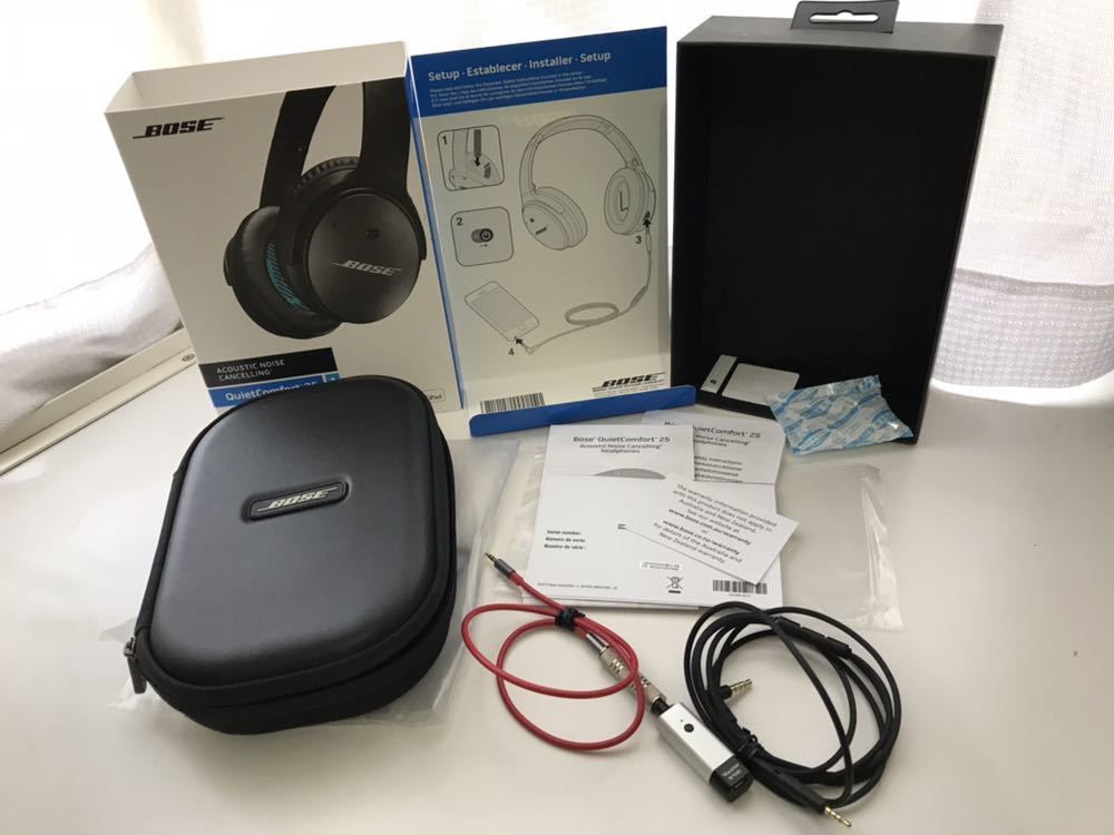半無線化 BOSE QuietComfort 25 qc25 ノイズキャンセリング ヘッドホン/ ヘッドホン(BOSE)｜売買された ...