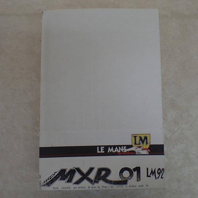 ルマンミニチュア 1/24 マツダ MXR01 LM92 レジンキット LE MANS miniatures MAZDA 20(プロトタイプ ...