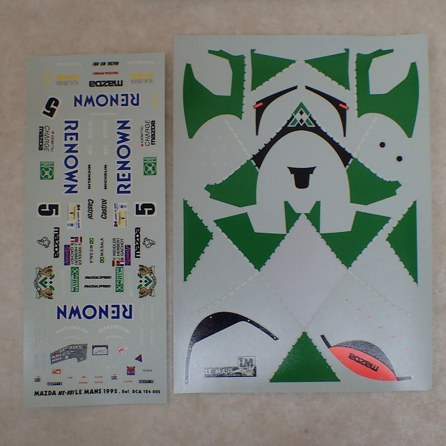 ルマンミニチュア 1/24 マツダ MXR01 LM92 レジンキット LE MANS miniatures MAZDA 20(プロトタイプ ...