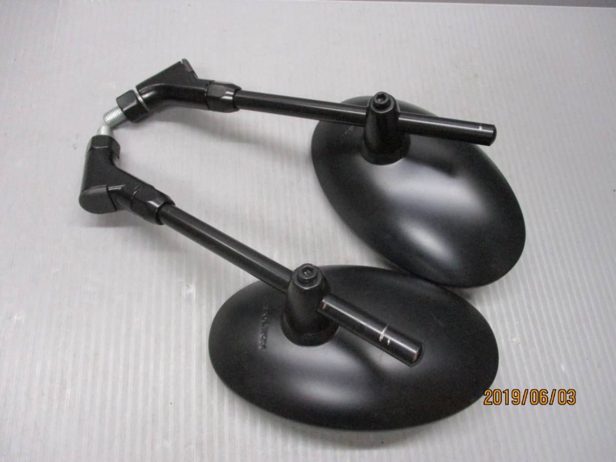 TANAXナポレオン クラシカル2ミラー左右 黒 W650SR400GB250フュージョンPCXマグザムCB400SSスカイウェイブV-MAX ...