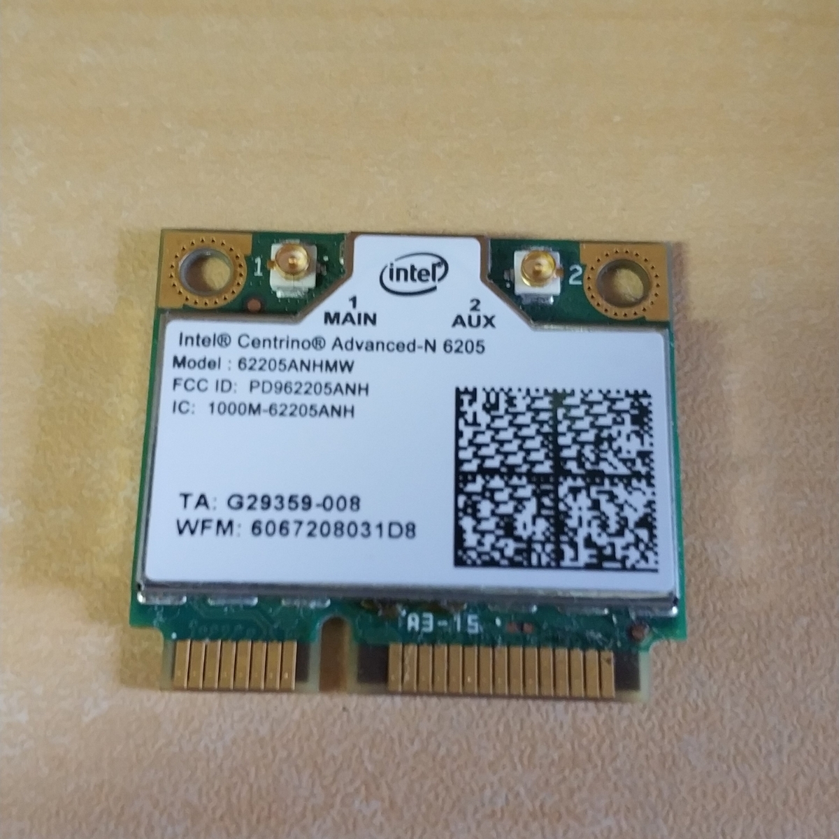 岐阜 即日 Intel Centrino Advanced-N 6205 2X2デュアルバンド 2.4 GHz/5GHz 300Mbps 無線 ...