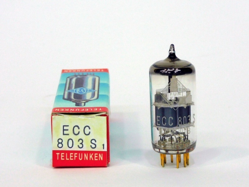 TELEFUNKEN ECC803S 1本 20963(真空管)｜売買されたオークション情報、yahooの商品情報をアーカイブ公開 ...