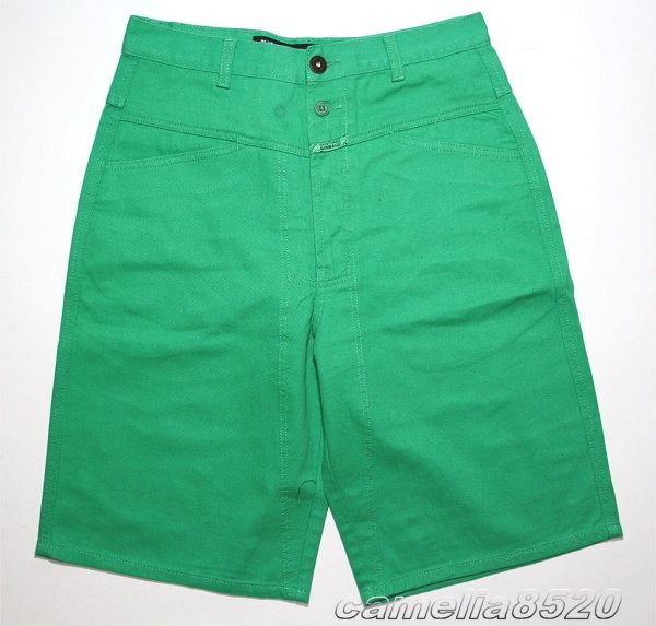 マリテフランソワジルボー MARITHE FRANCOIS GIRBAUD ショートパンツ グリーン AUTHENTIC FIT w32 ...