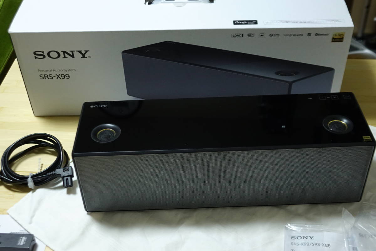 SONY SRS-X99 ワイヤレススピーカー ハイレゾ対応アクティブスピーカー(スピーカー本体)｜売買されたオークション情報、yahooの ...