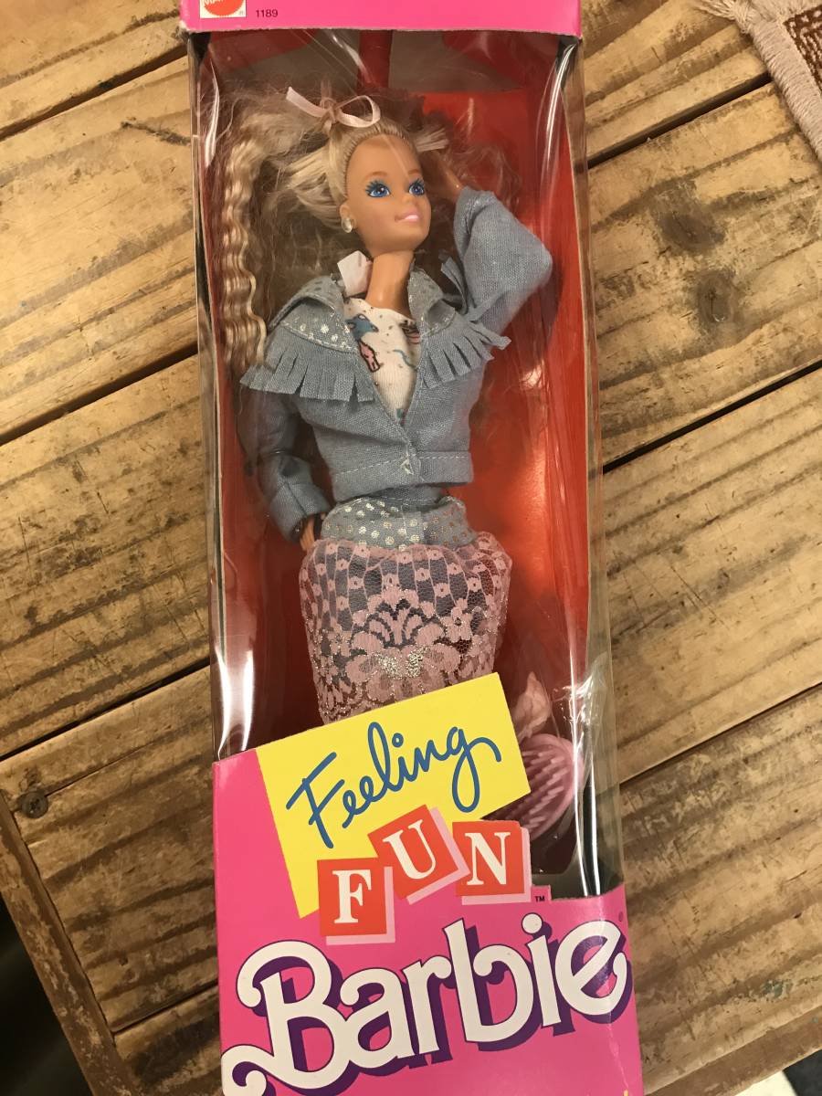 ヴィンテージ FEELING FUN BARBIE ＃1189 人形 バービー vintage barbie 訳あり(ピンクボックスバービー ...