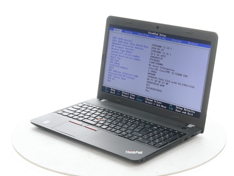 lenovo 20DG-A01CJP ThinkPad E550 Core i5 5200U 2.20GHz 4GB 現状品(15インチ～)｜売買されたオークション情報、yahooの商品情報を ...
