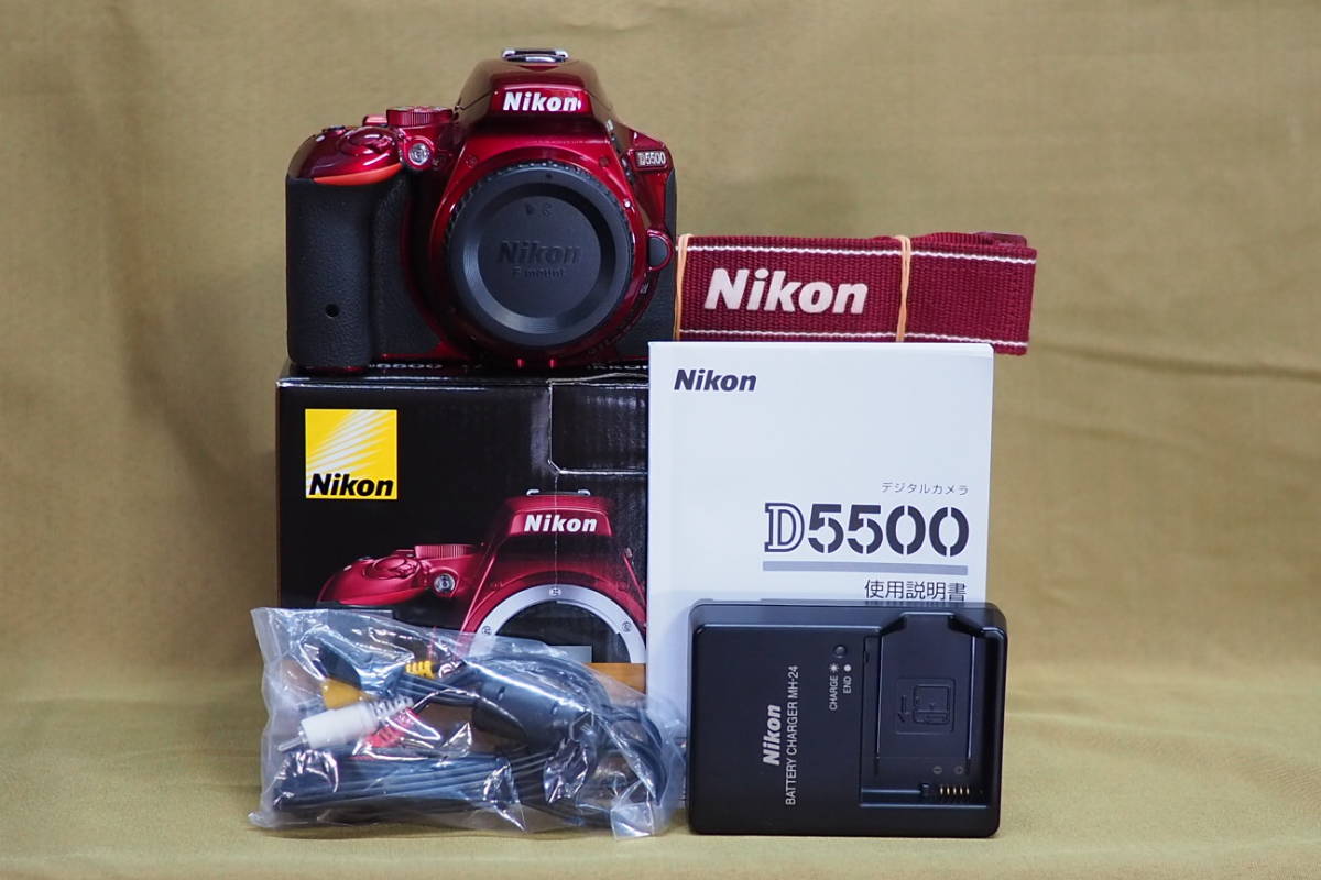 ニコン D5500 レッド ボディ(ニコン)｜売買されたオークション情報、yahooの商品情報をアーカイブ公開 - オークファン（aucfan ...