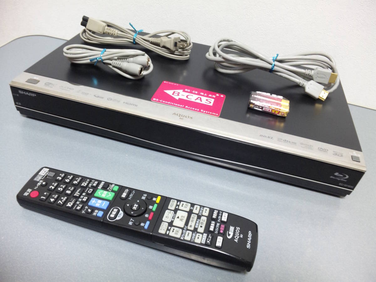 14年製 SHARP AQUOS ブルーレイレコーダー BD-W1600 1TB(シャープ)｜売買されたオークション情報、yahooの商品情報をアーカイブ公開 - オークファン（aucfan.com）