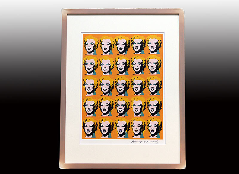 アンディ ウォーホル 直筆サイン シルク 25 Marilyns マリリン モンロー 10/250(シルクスクリーン)｜売買されたオークション情報、yahooの商品情報をアーカイブ公開 ...