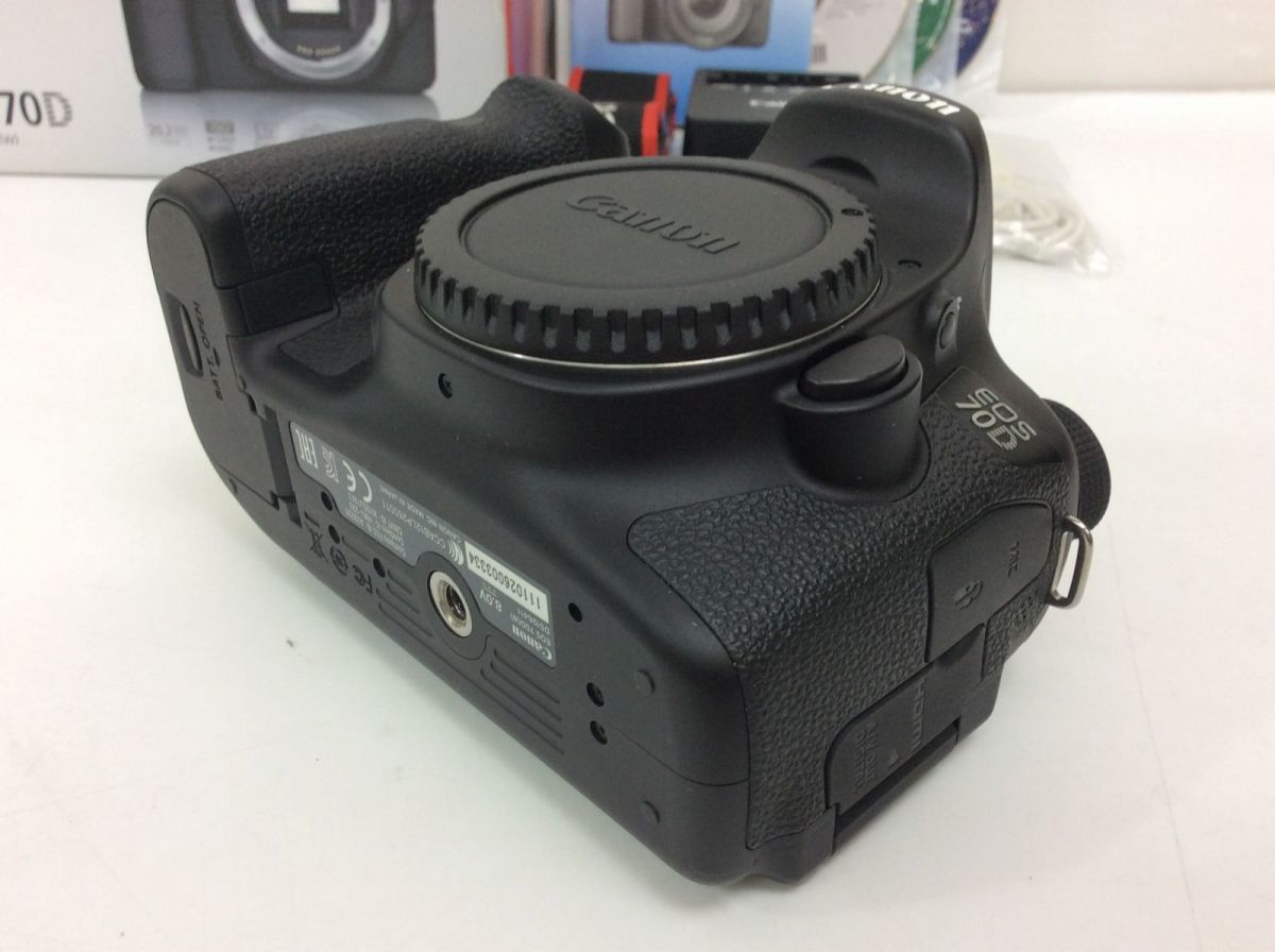 状態良し キャノン Canon EOS 70D デジタル一眼レフカメラ ボディ EC43-300jy/F4(キヤノン)｜売買されたオークション ...