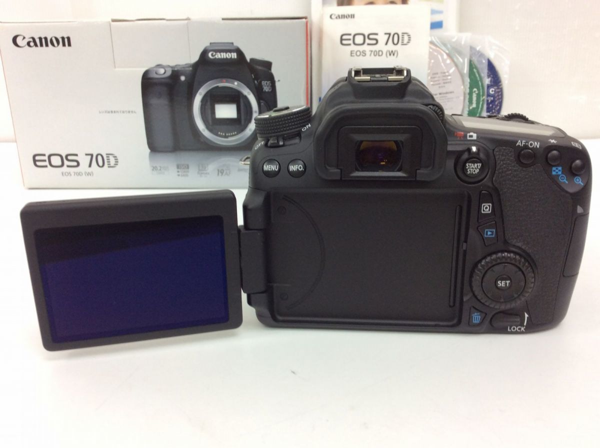 状態良し キャノン Canon EOS 70D デジタル一眼レフカメラ ボディ EC43-300jy/F4(キヤノン)｜売買されたオークション ...